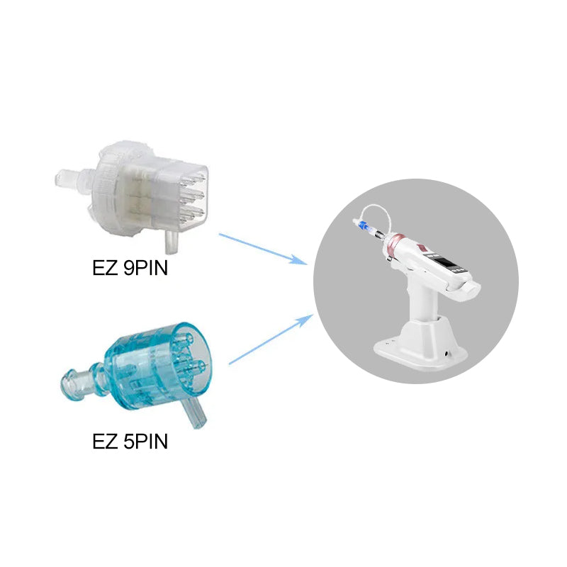 5-Pin & 9-Pin Needles for EZ Mesotherapy Injector & Haifeel Meso Gun ...
