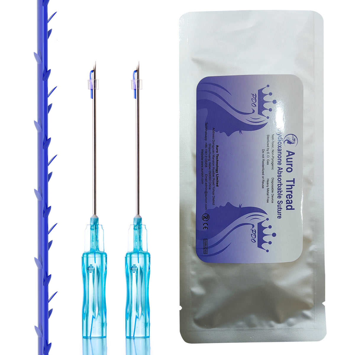 Auro PDO Molding Cog Thread PDO Traction Spiculated Threads Face Neck ...