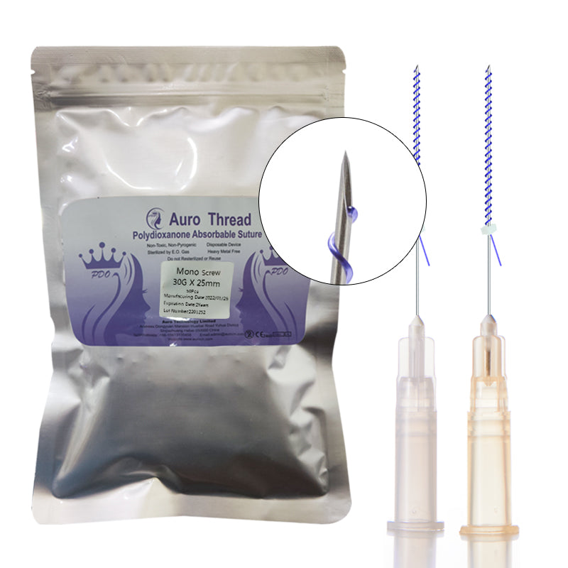 Auro PDO Mono Screw Thread Face Cheek Lip lifting – Auro Technology